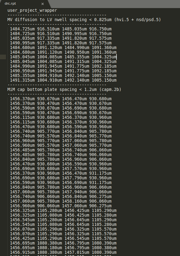 Magic DRC check reporting 0 errors in Openlane and MPW local precheck · Issue #2040 · The ...