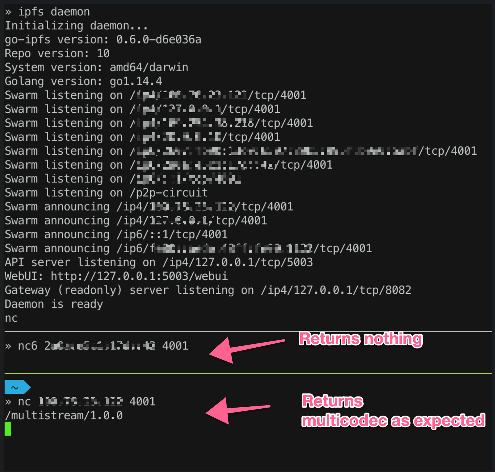 Unable to complete a `ipfs swarm connect` with a publicly dialable IPv6 address · Issue #7567 ...