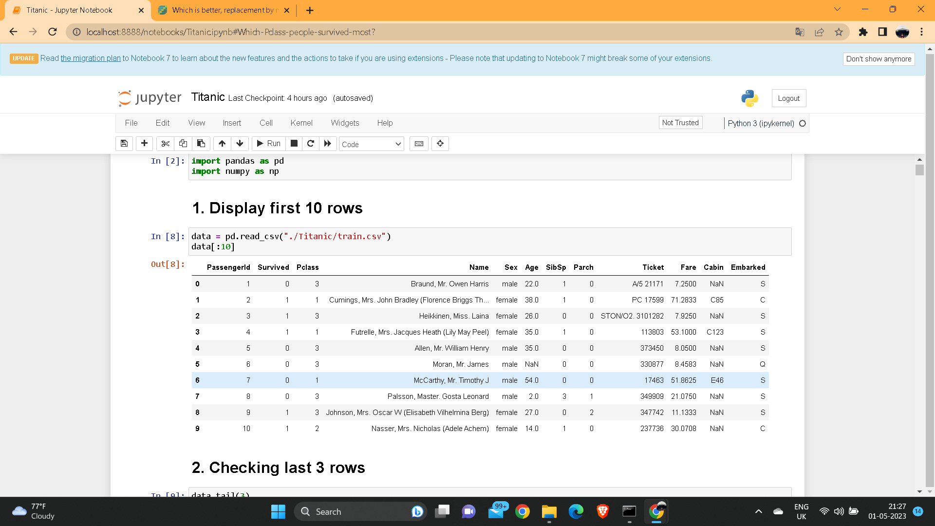 GitHub - Muhammed-Rashid-07/Titanic-DataAnalysis