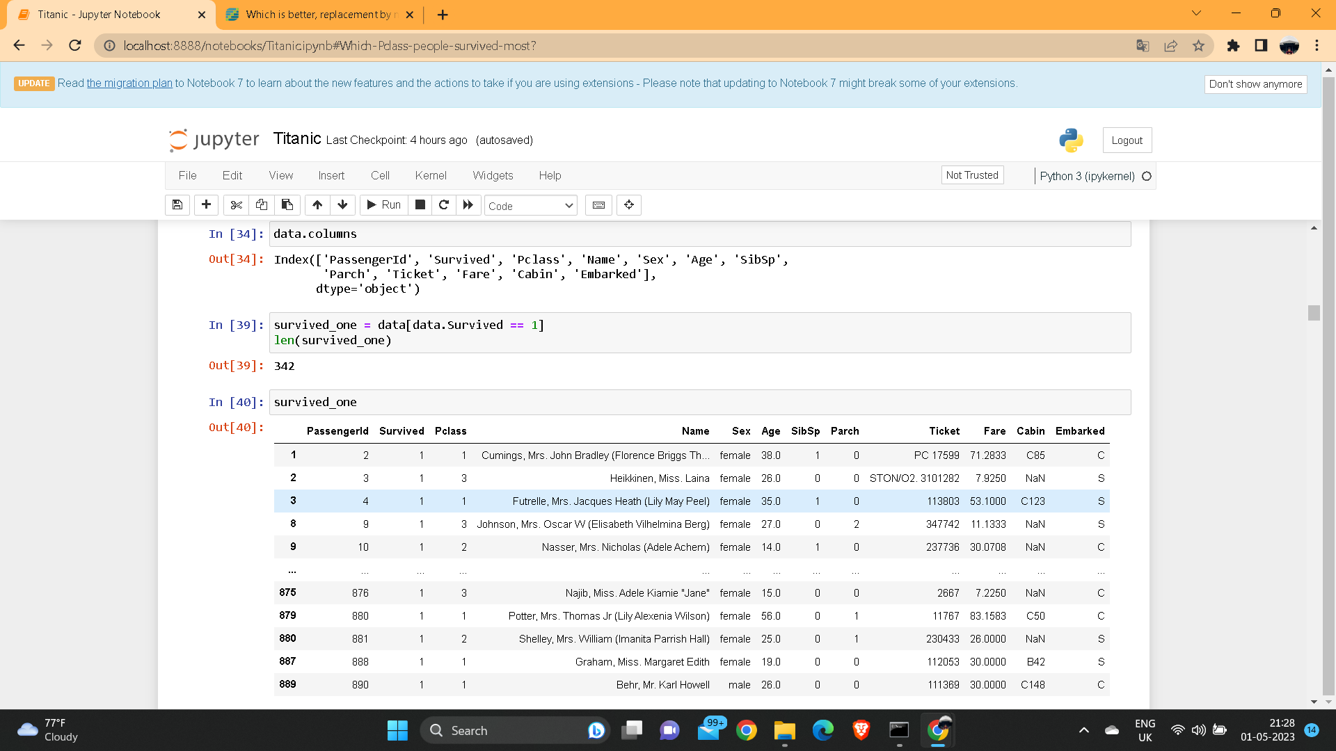 Github Muhammed Rashid 07 Titanic Dataanalysis