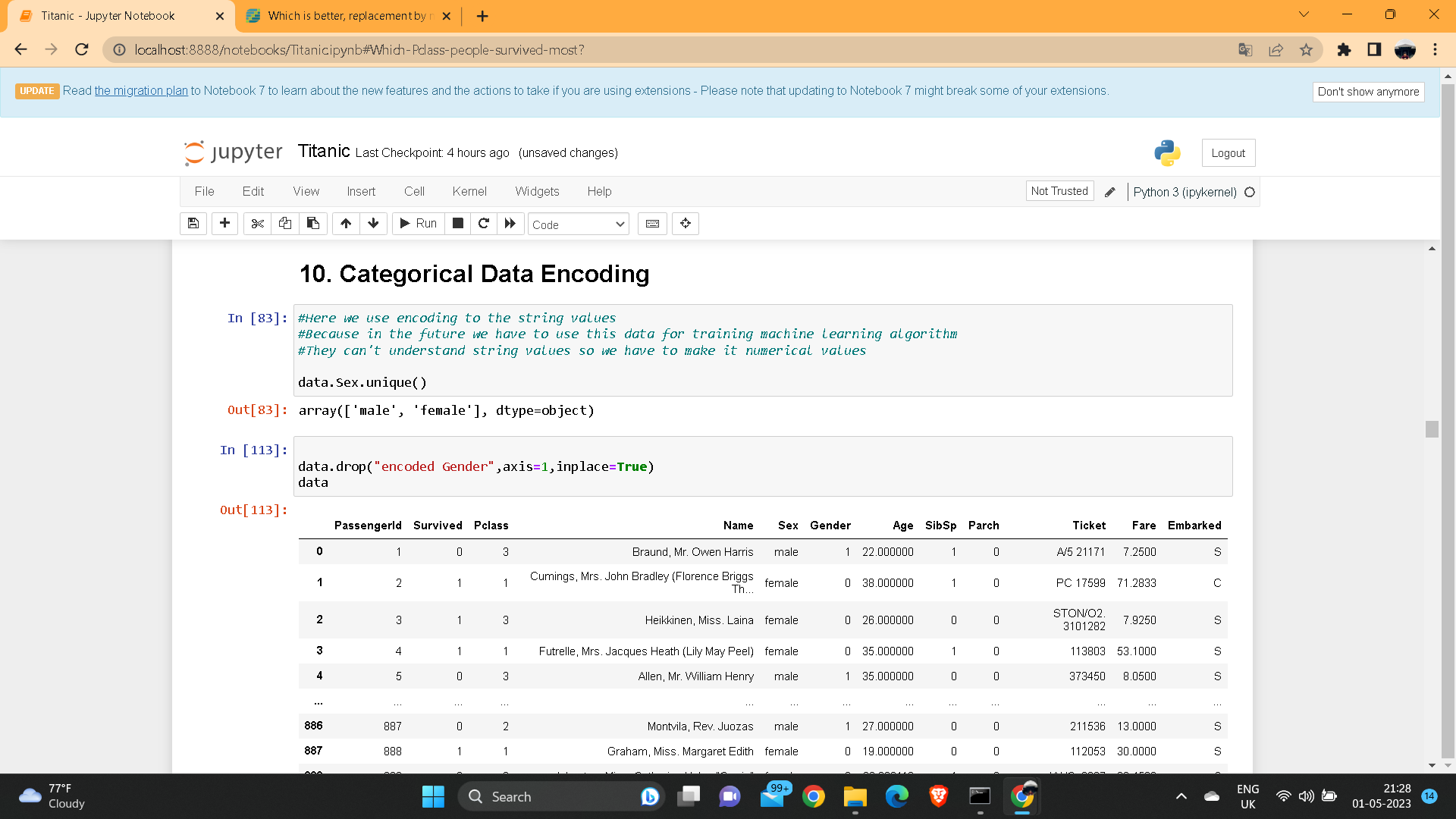 Github Muhammed Rashid 07 Titanic Dataanalysis