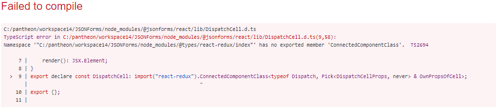 Failed to compile · Issue #1516 · eclipsesource/jsonforms · GitHub