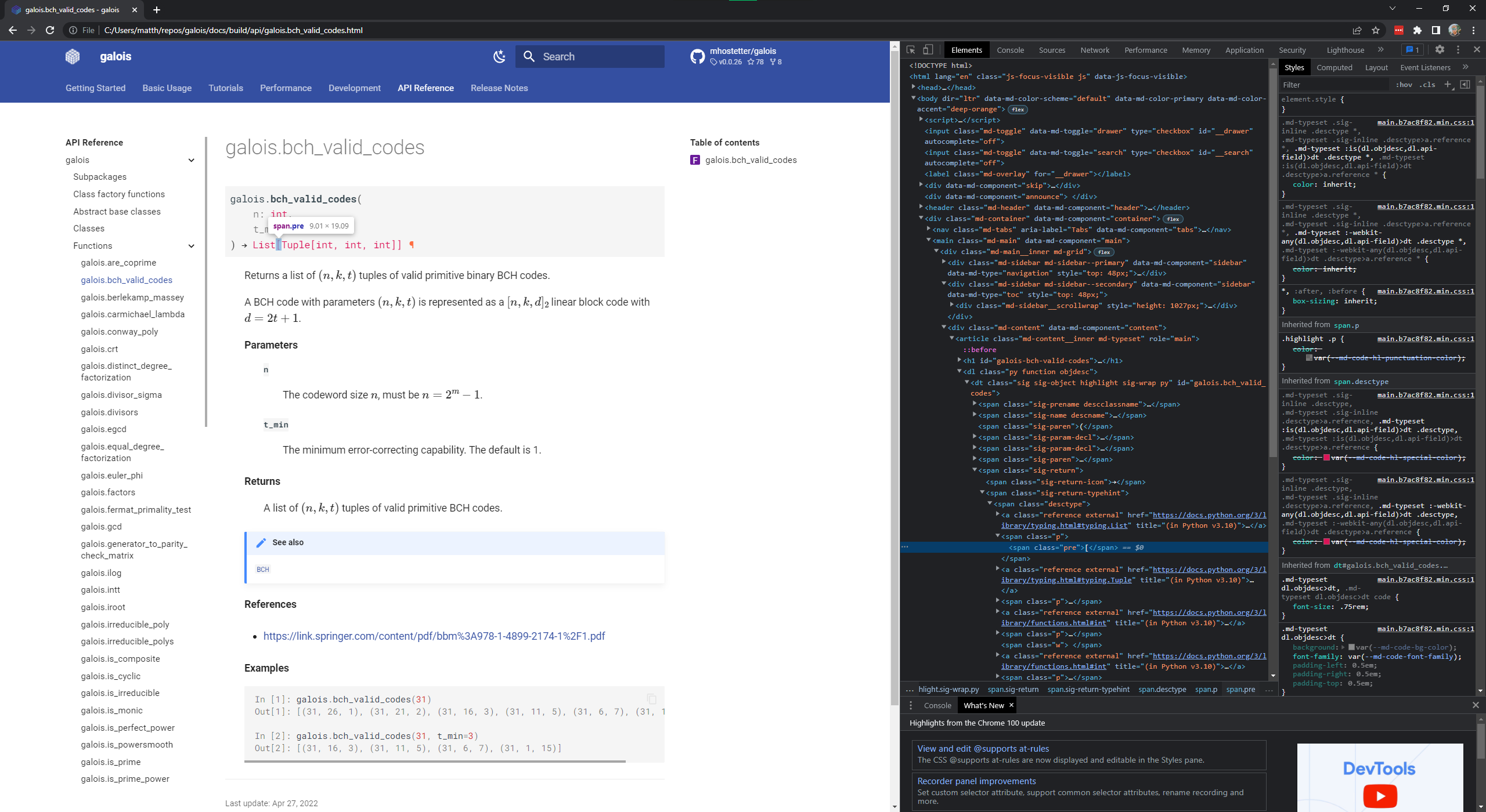 API signature punctuation has modified CSS · Issue #76 · jbms/sphinx-immaterial · GitHub