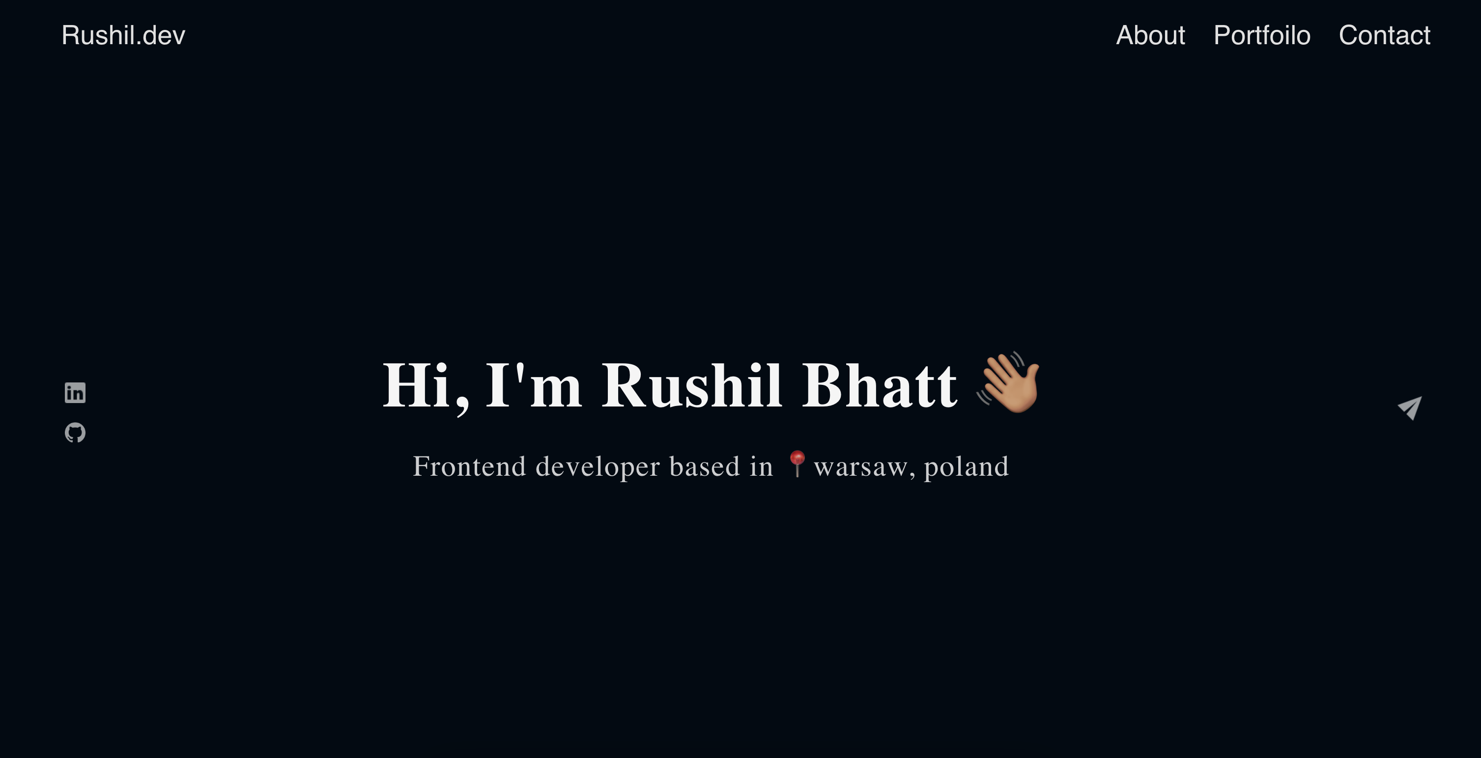 GitHub - rushilBhatt-lab/Rushil.dev: Rushil's Portfolio