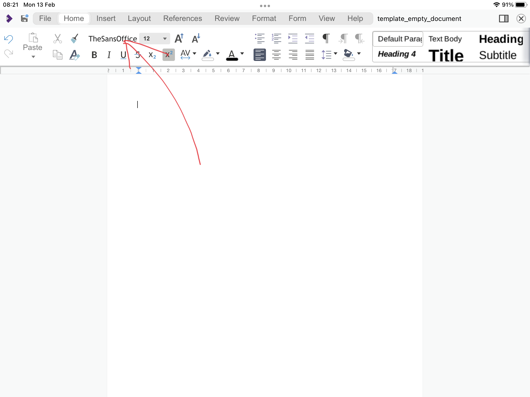 iOS App: Font selection in "Home" tab not working · Issue #5838 · CollaboraOnline/online · GitHub