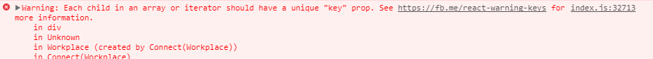 最新版,点击菜单警告:Each child in an array or iterator should have a unique "key" prop. · Issue #590 ...