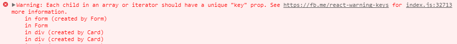 最新版,点击菜单警告:Each child in an array or iterator should have a unique "key" prop. · Issue #590 ...