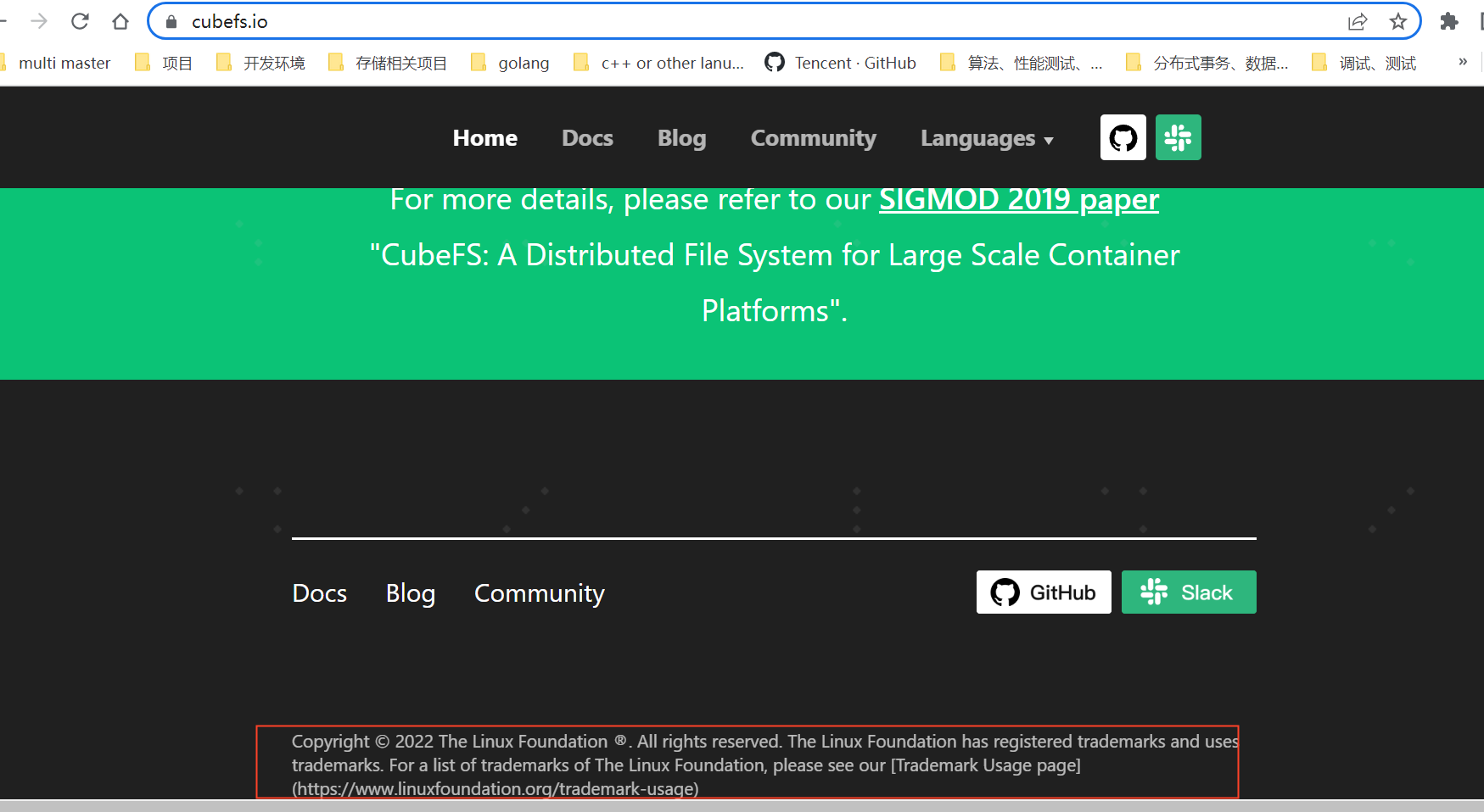 CNCF Website improvements · Issue #1371 · cubefs/cubefs · GitHub
