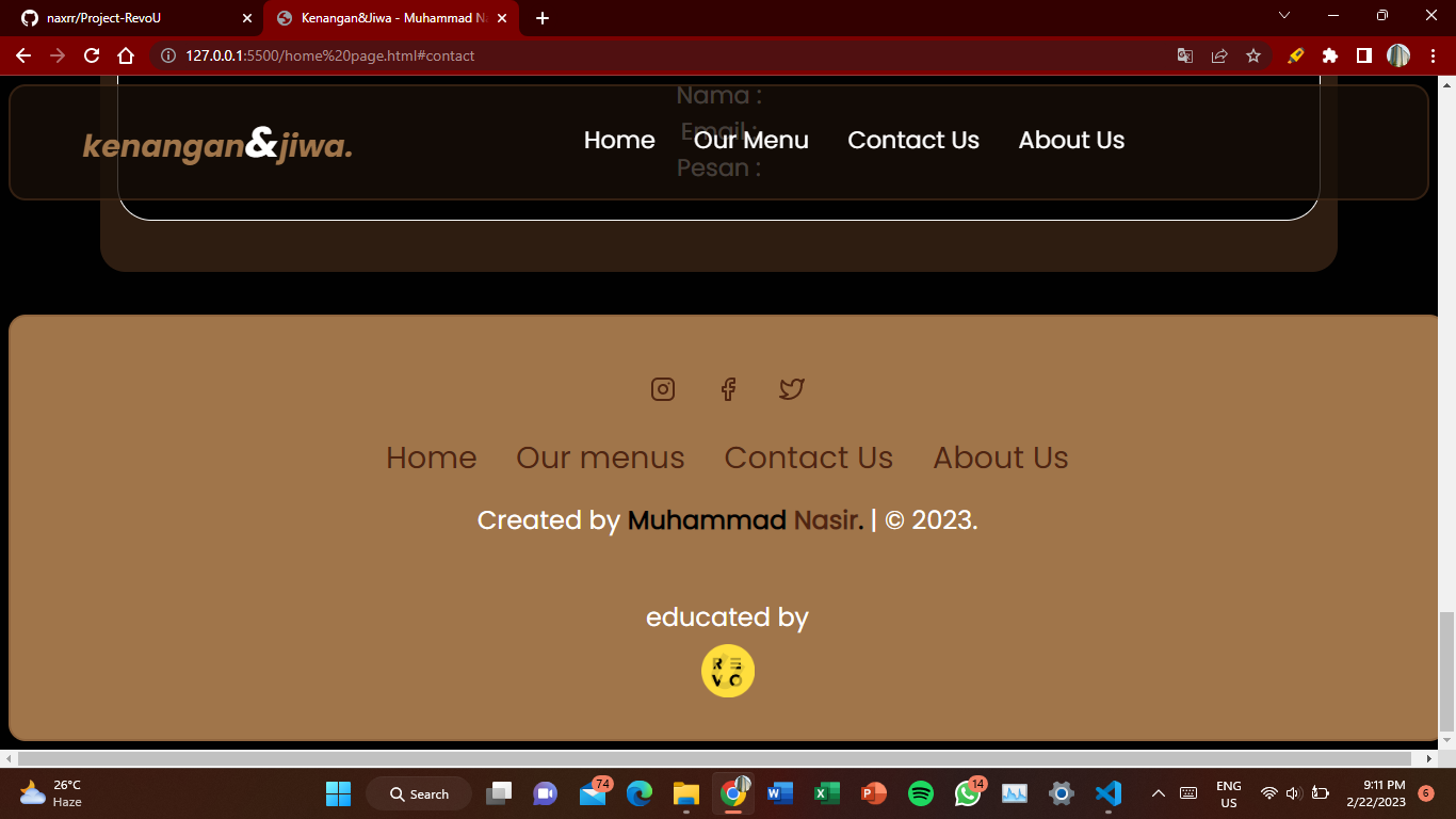 GitHub - naxrr/Project-RevoU: Project mini bootcamp RevoU - Membuat Website Toko Kopi