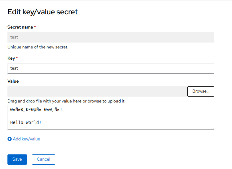 Incorrect Encoding When Editing A Secret Ocp 4 12 · Issue 12531 · Openshift Console · Github