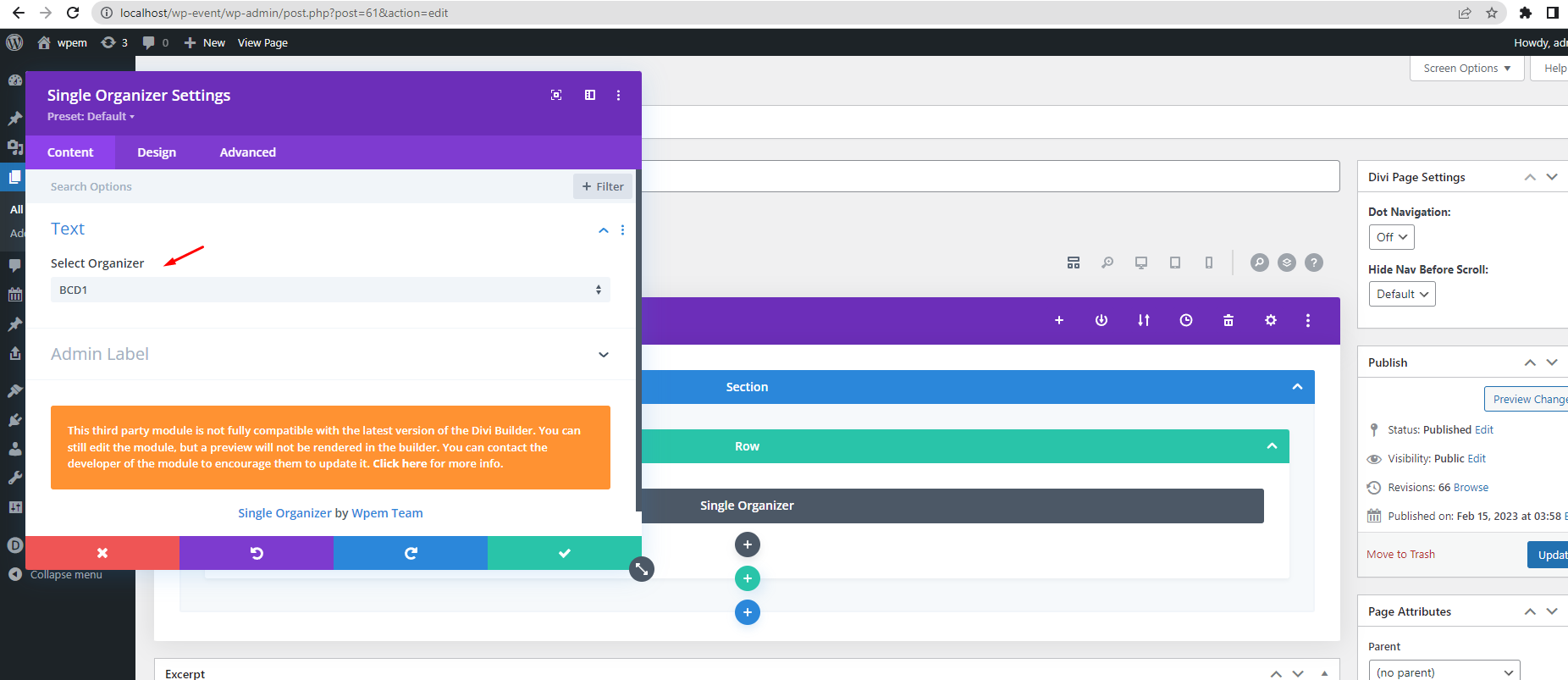 Single organizer and venue default selected is not working · Issue #85 · wpeventmanager/wpem ...