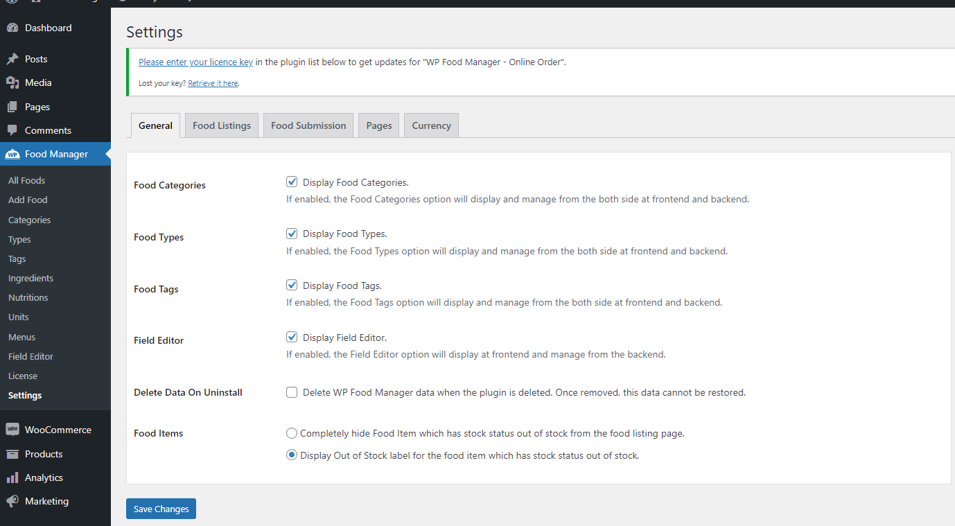 Wording is not correct for the General settings · Issue #303 ...