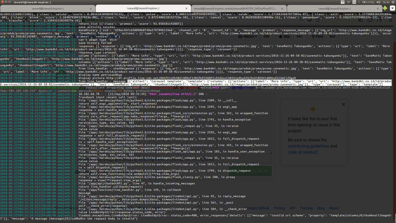 invalid uri scheme · Issue #124 · line/line-bot-sdk-python · GitHub