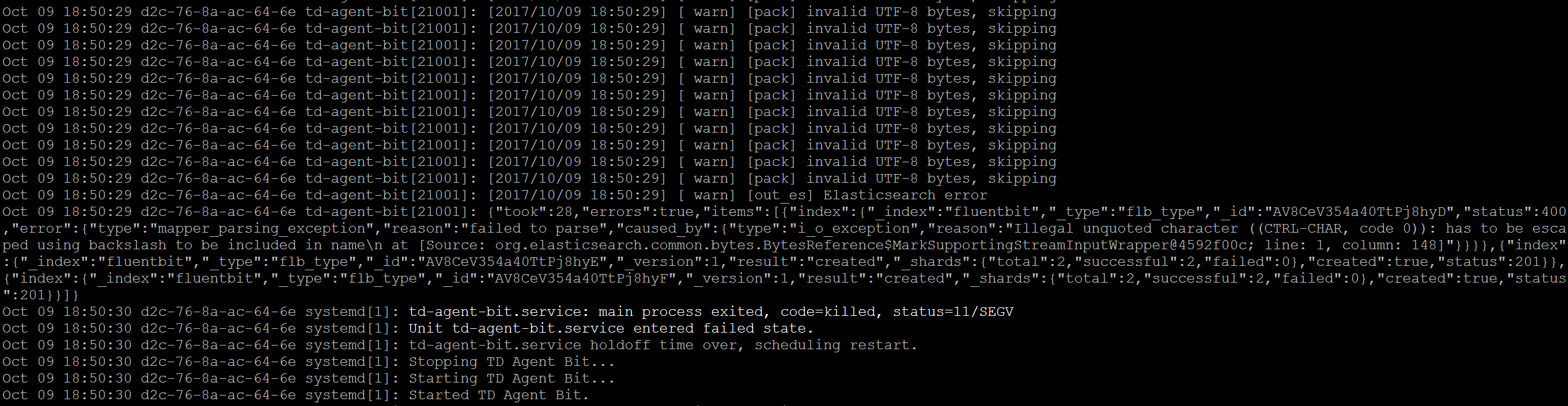 kmsg: Logging issue or crash ? · Issue #392 · fluent/fluent-bit · GitHub