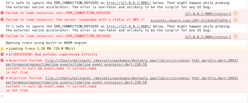 Performance: infinite import of file · Issue #5122 · flutter/devtools · GitHub