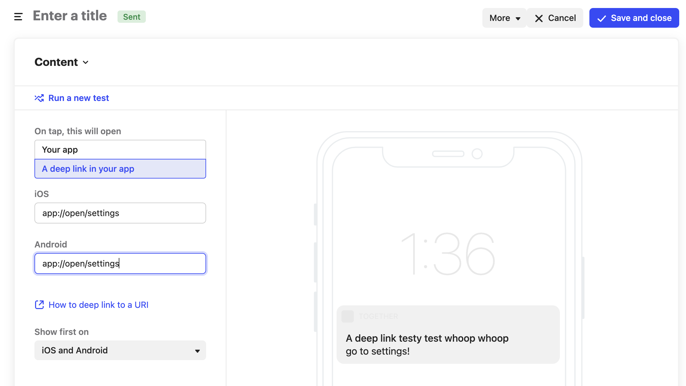 Deep links + push notifications don't seem to work · Issue #202 · v3rm0n/intercom_flutter · GitHub