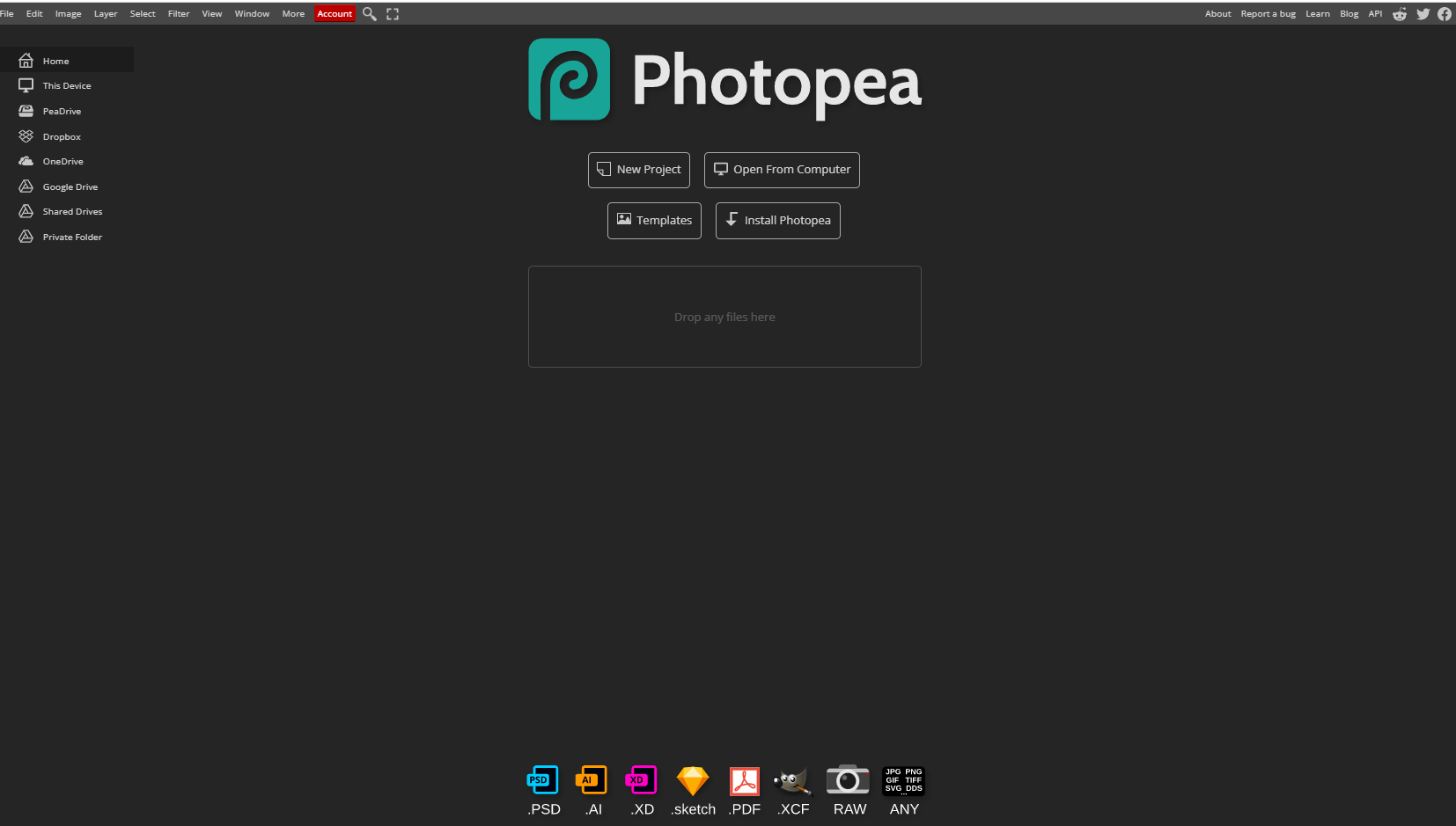 Photopea Not Opening Editing Window · Issue 5524 · Photopeaphotopea