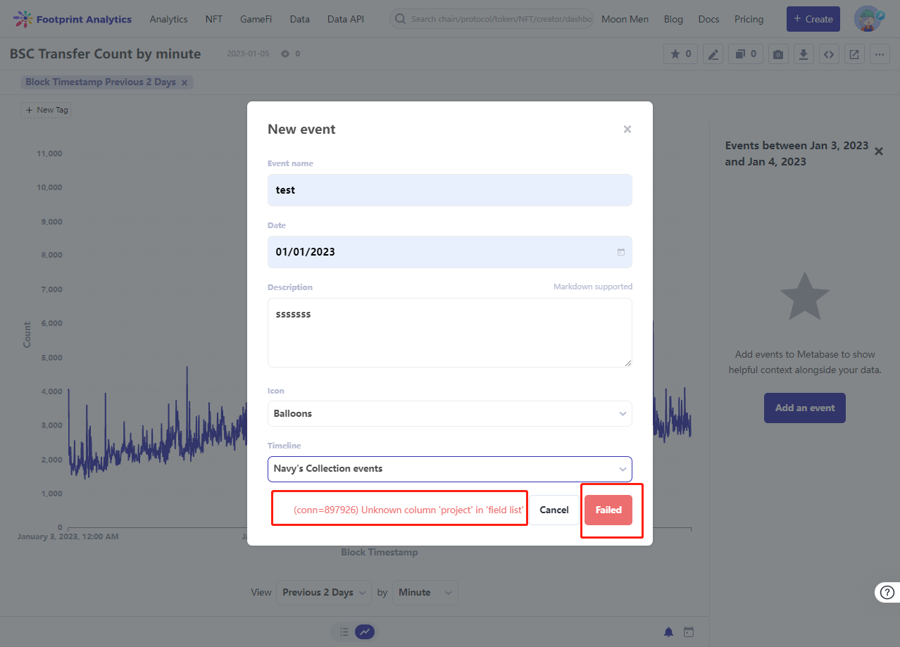 could not use events to label timeseries chart · Issue #264 · footprintanalytics/footprint-web ...