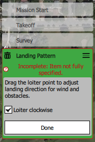 Remove DONE button from VTOL_TAKEOFF and VTOL_LAND commands · Issue #9607 · mavlink ...