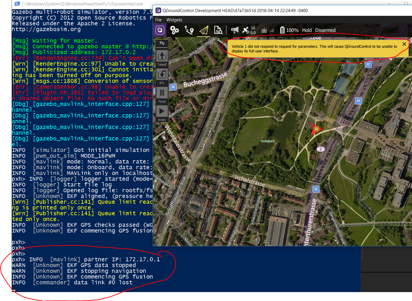 QGC daily build 04/05/2018 unable to display full user interface · Issue #6318 · mavlink ...