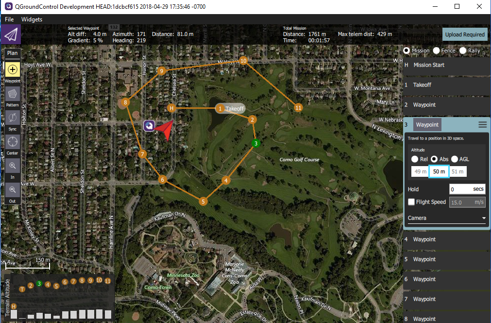 *Daily build* - Rel.Abs.AGL. in Waypoint editor lose sync · Issue #6387 ...