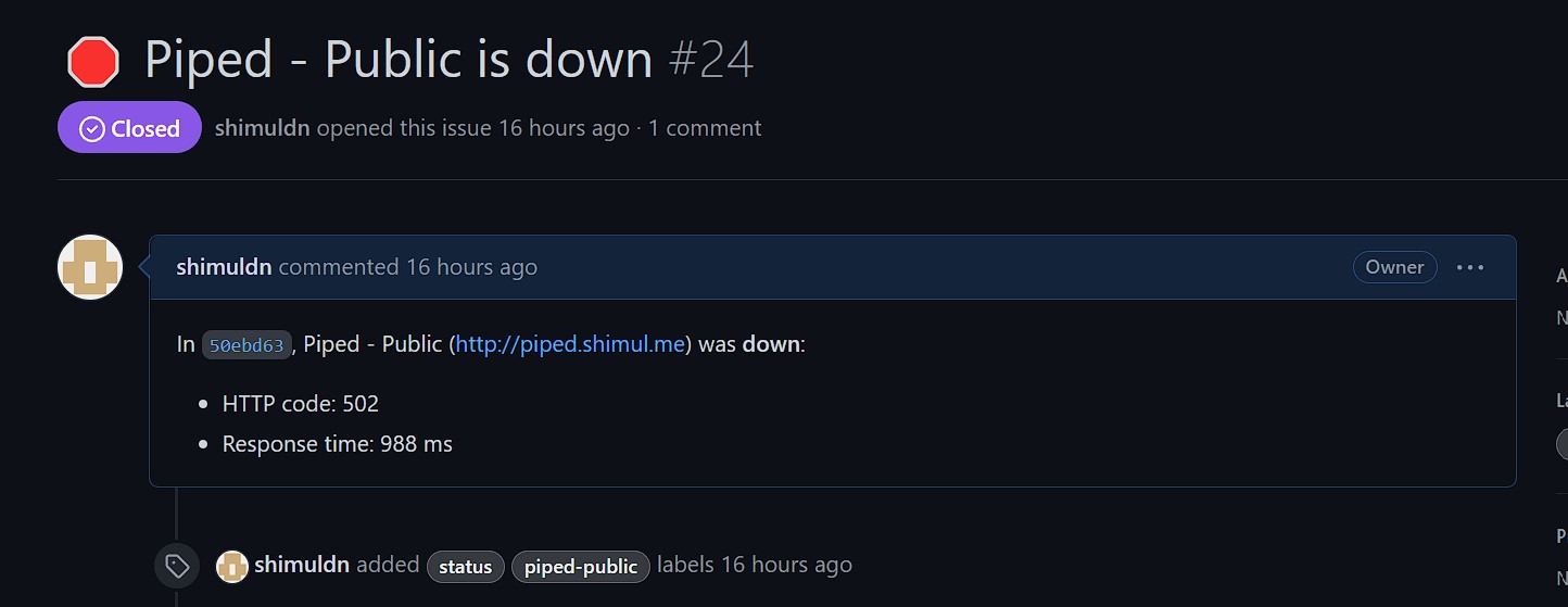 502 Bad Gateway Self-Hosting · Issue #1087 · TeamPiped/Piped · GitHub