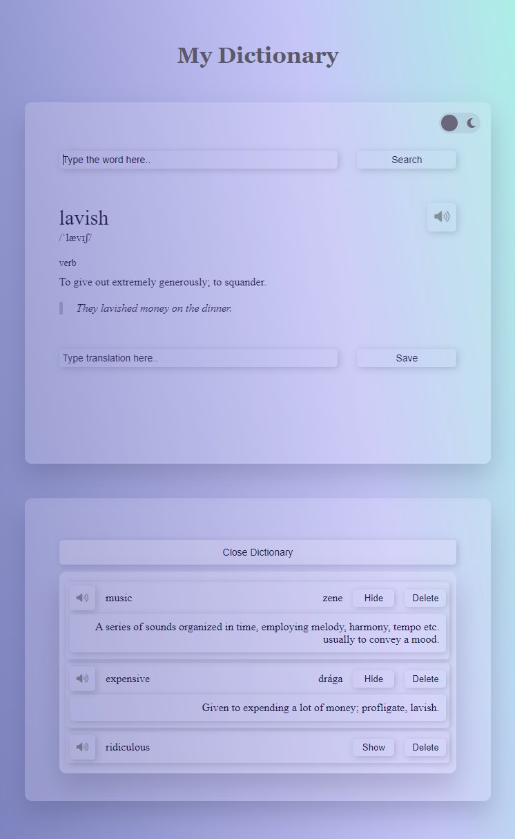 GitHub - PriskinZsuzsanna/OOP-Dictionary