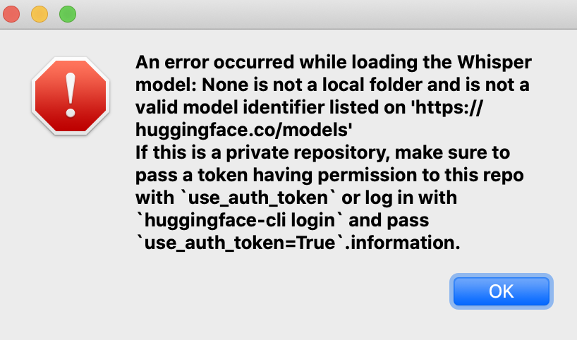 Crashes when after models load · Issue #348 · chidiwilliams/buzz · GitHub