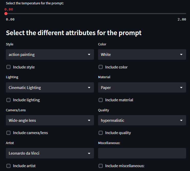 GitHub - MadMajinx/Midjourney-Prompt-Generator