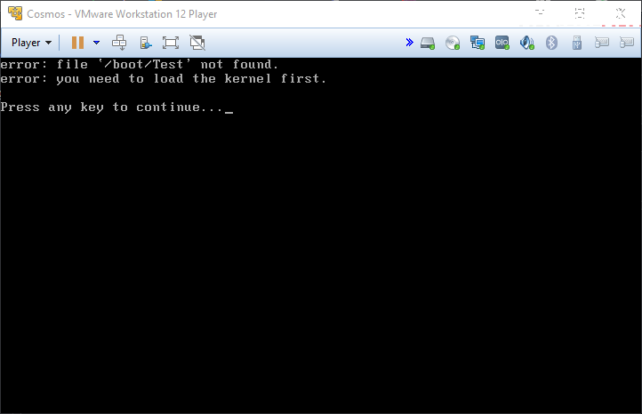 The OS cannot boot!! · Issue #2532 · CosmosOS/Cosmos · GitHub