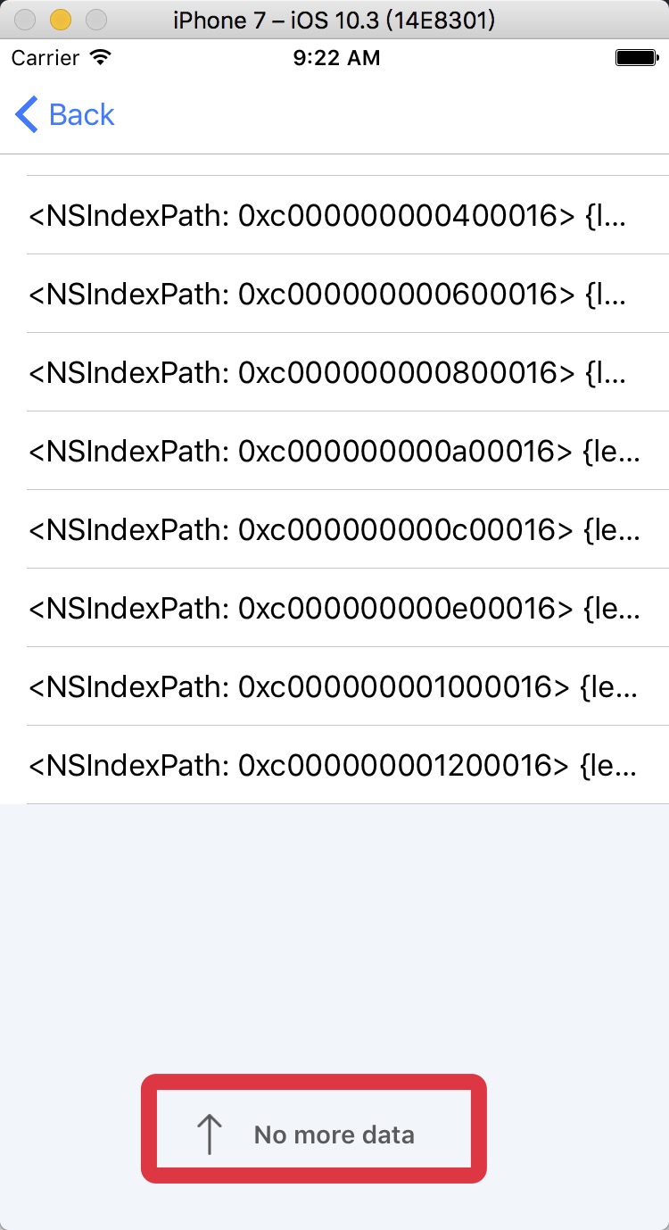 endRefreshing 和 endRefreshingWithNoMoreData 之间调用时间相隔太小（