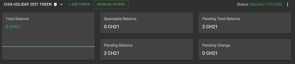 Missing CH21 tokens · Issue #10848 · Chia-Network/chia-blockchain · GitHub