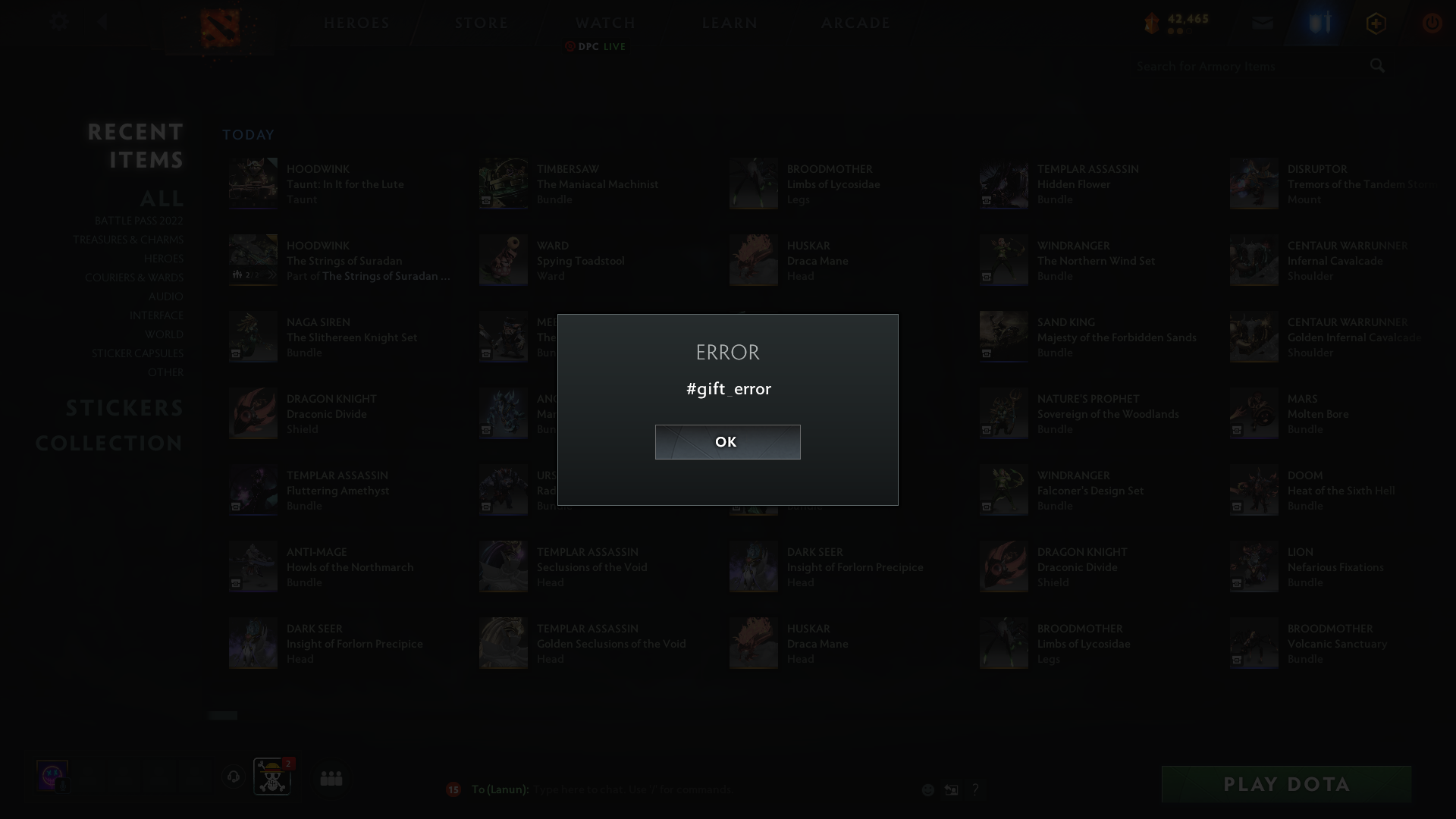 Terror · Issue 5900 · Valvesoftwaredota2 Gameplay · Github