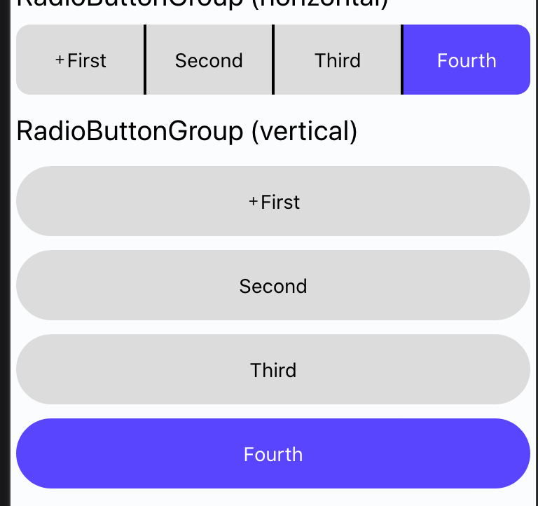 Fix RadioButtonGroup Icons & Examples · Issue #66 · draftbit/react ...