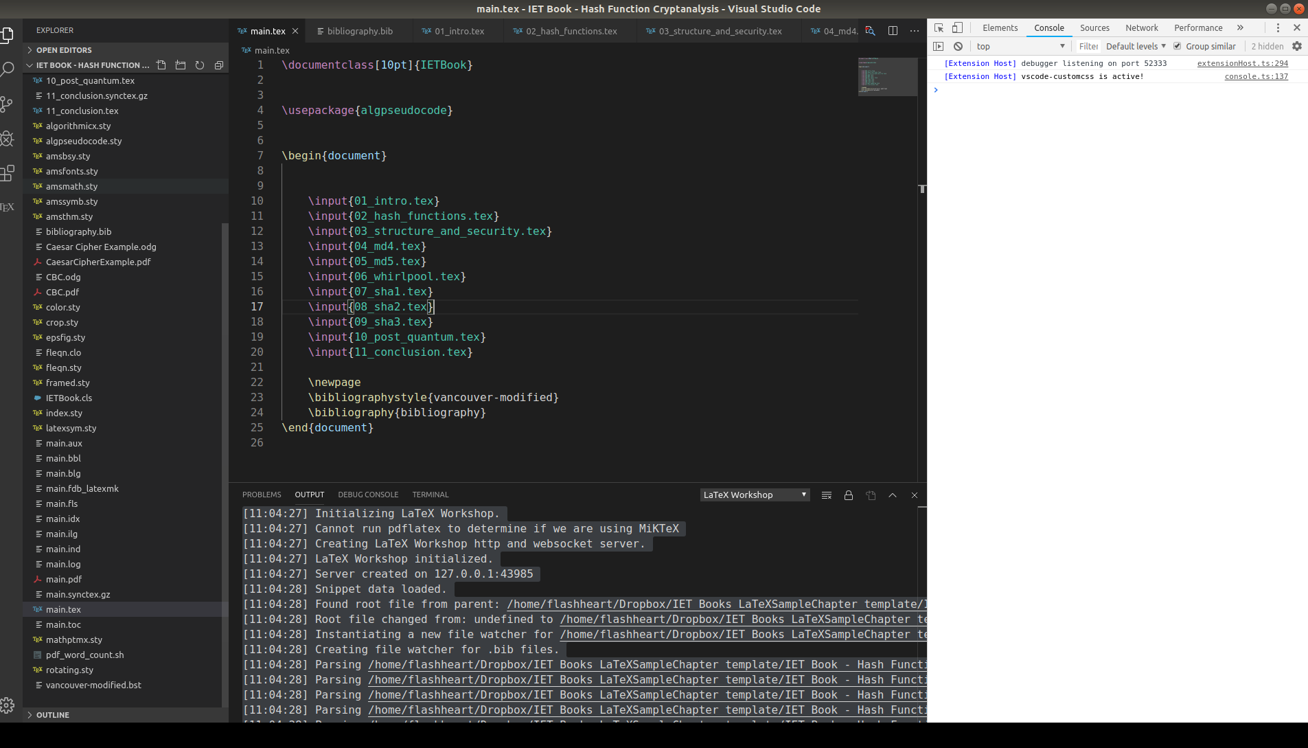 Linux - Doesn't Autobuild on changed file · Issue #1723 · James-Yu/LaTeX-Workshop · GitHub