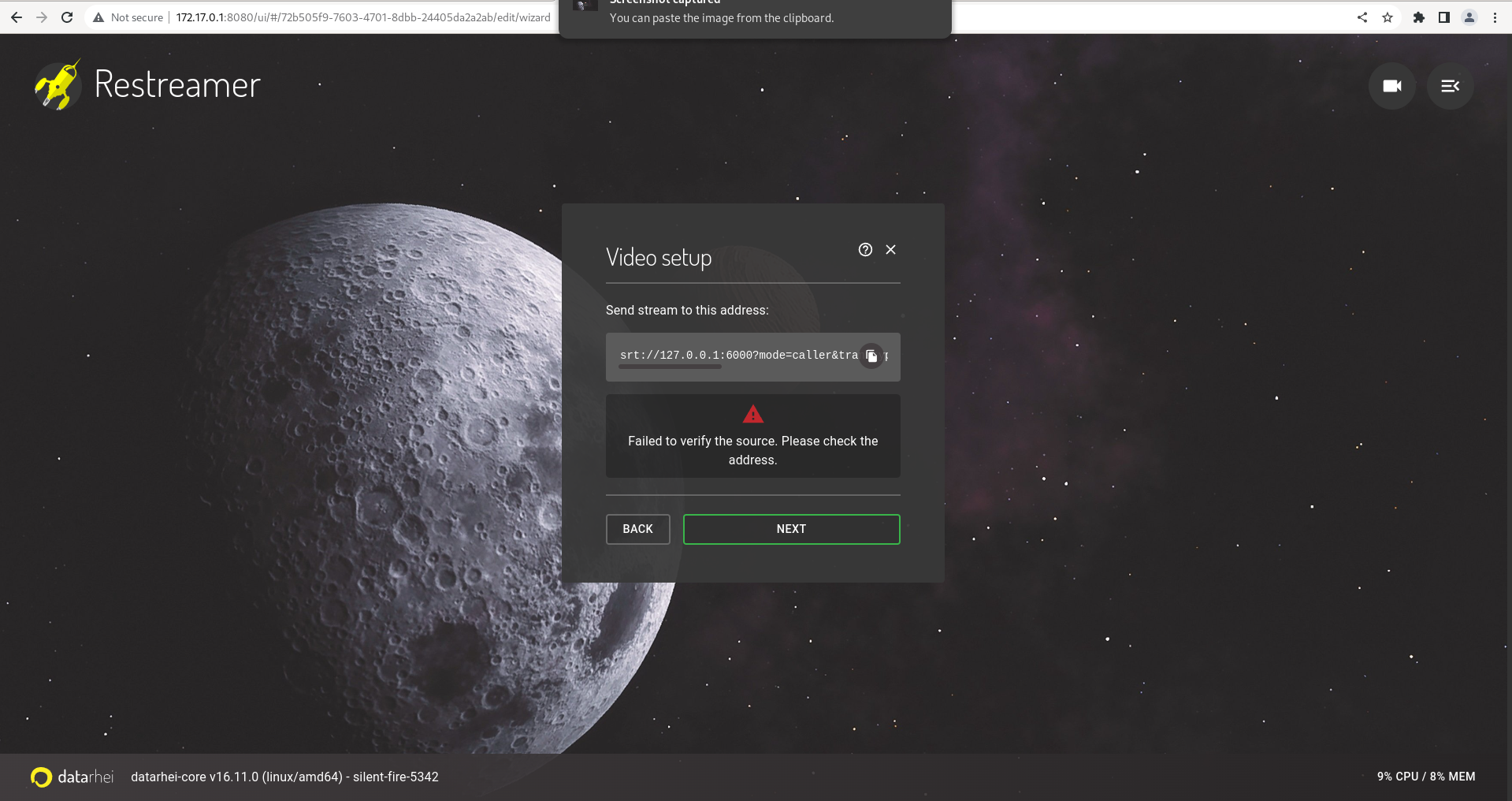 RESTREAMER NOT WORKING IN FEDORA · Issue #486 · datarhei/restreamer · GitHub