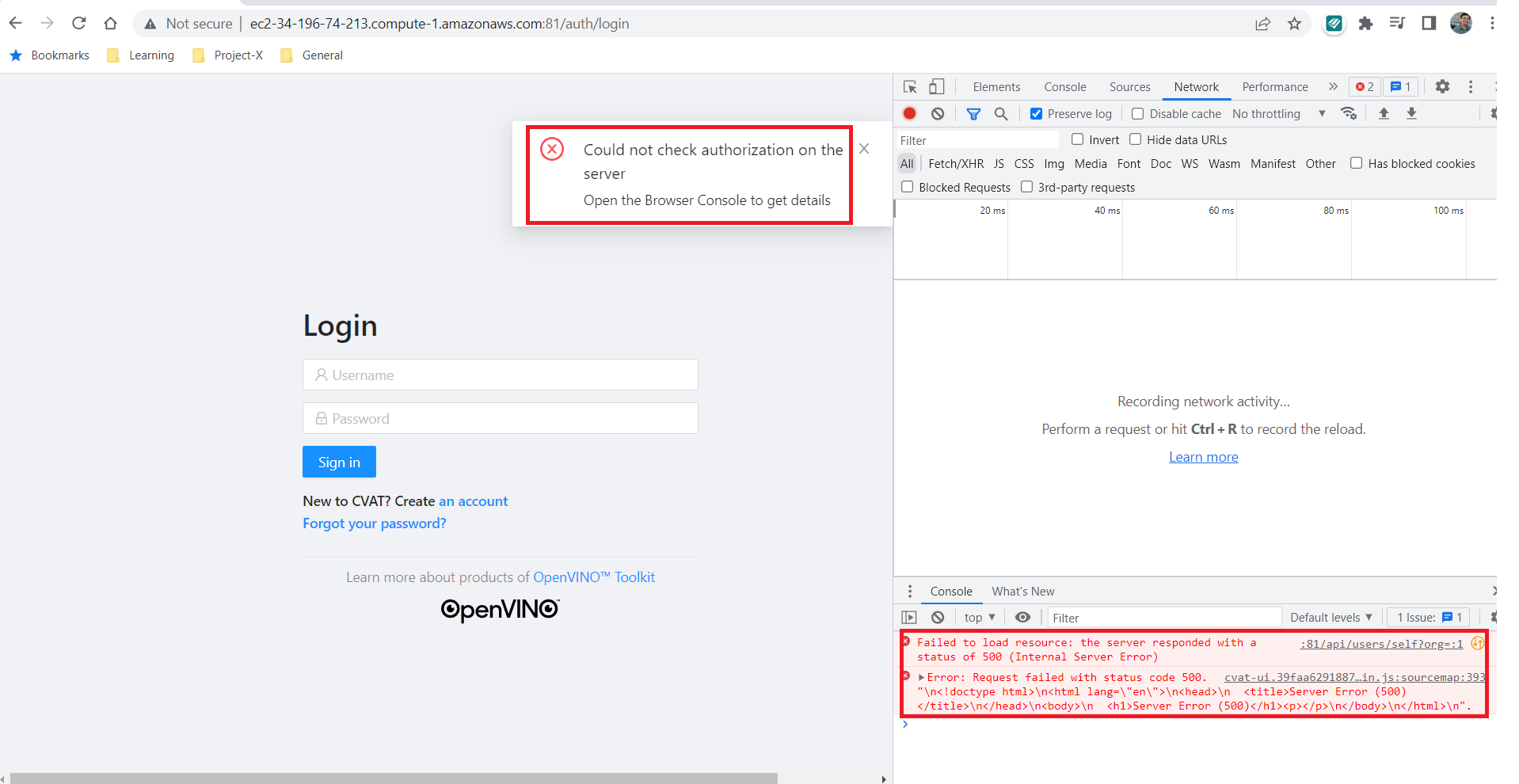 Not able to login to CVAT UI which is deployed in AWS EC2 instance · Issue #4580 · cvat-ai/cvat ...