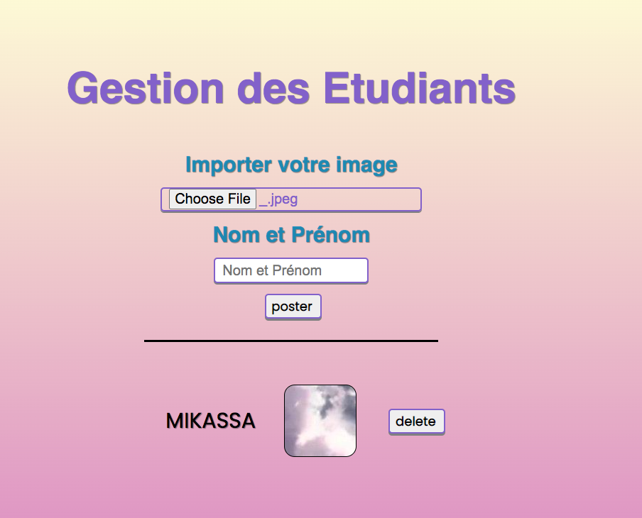 GitHub - MaryemLahmer/inscription-Etudiant: une interface qui permet d'importer l'image et de ...