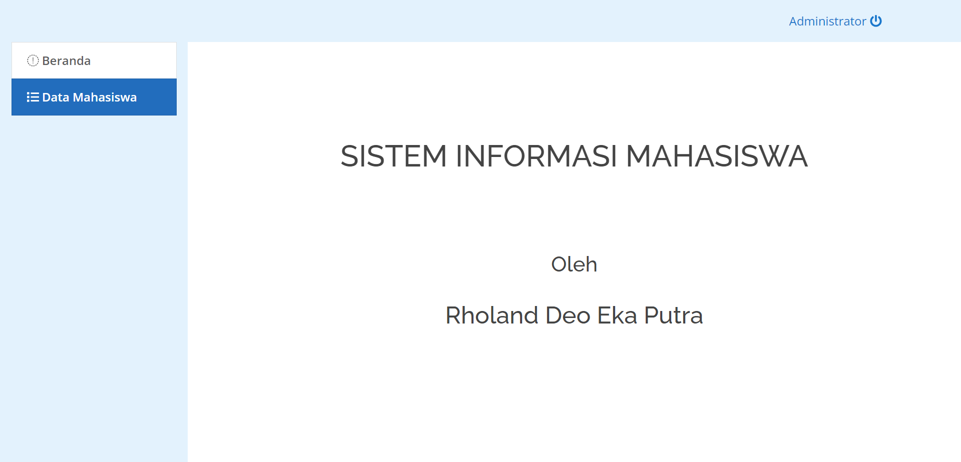 GitHub - rholanddeo/Sistem-Informasi-Mahasiswa