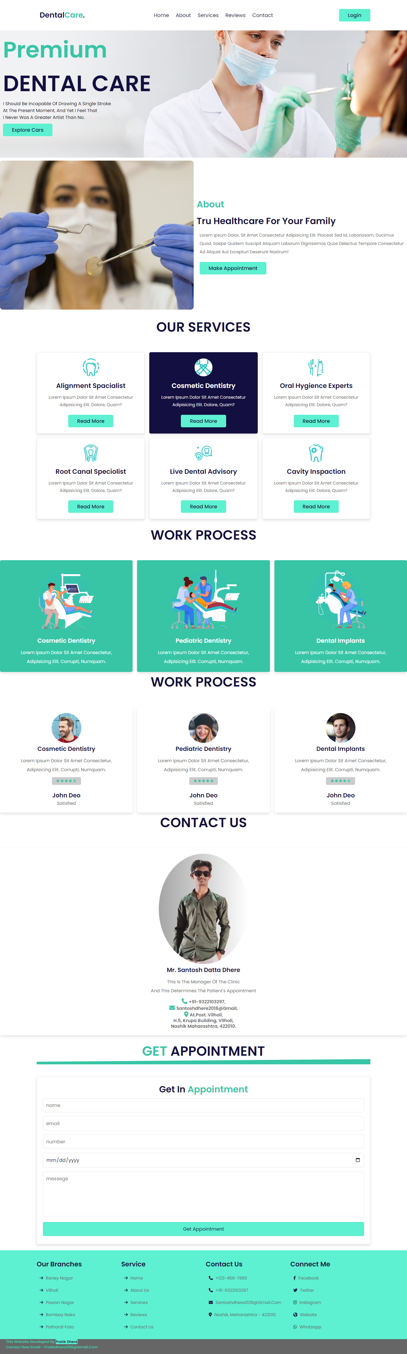 GitHub - Pratik4412/Dental-clinic