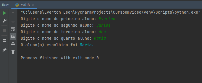 GitHub - Everton-Leon/Sorteador-de-Nomes: Programa em Python que lê quatro nomes digitados pelo ...