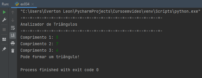 GitHub - Everton-Leon/Analizador-de-Triangulo: Programa em Python que pede o valor dos três ...