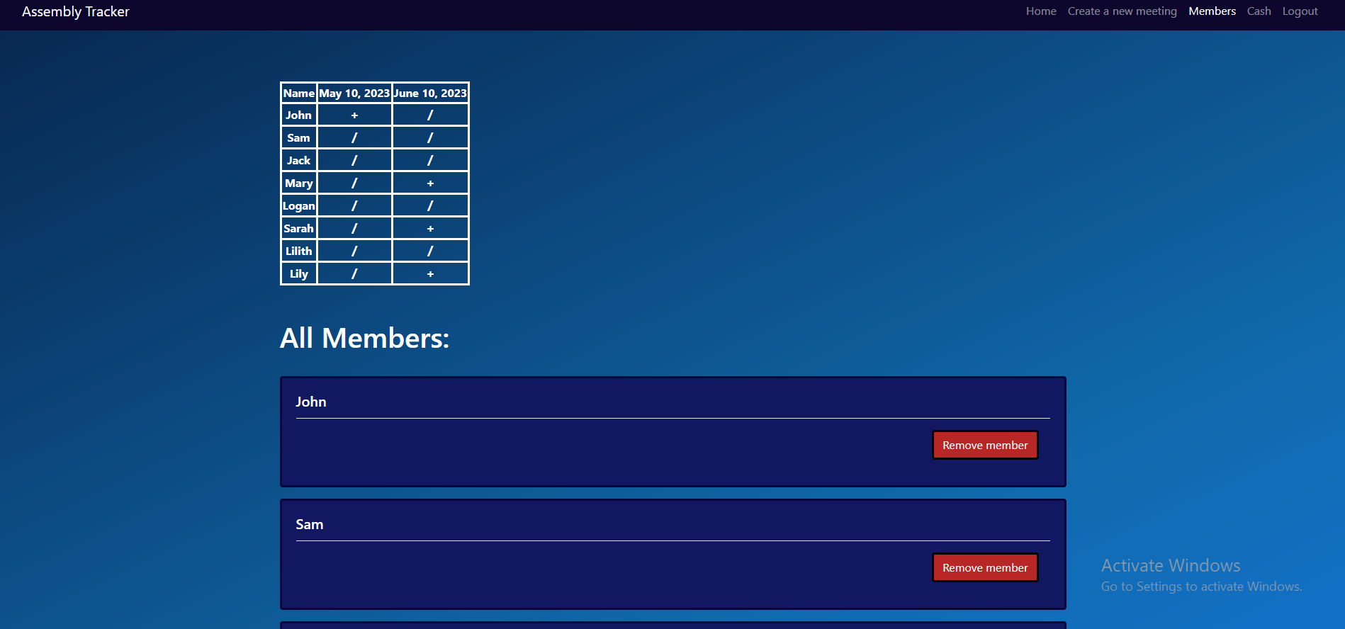 GitHub - kosharun/Assembly-Tracker