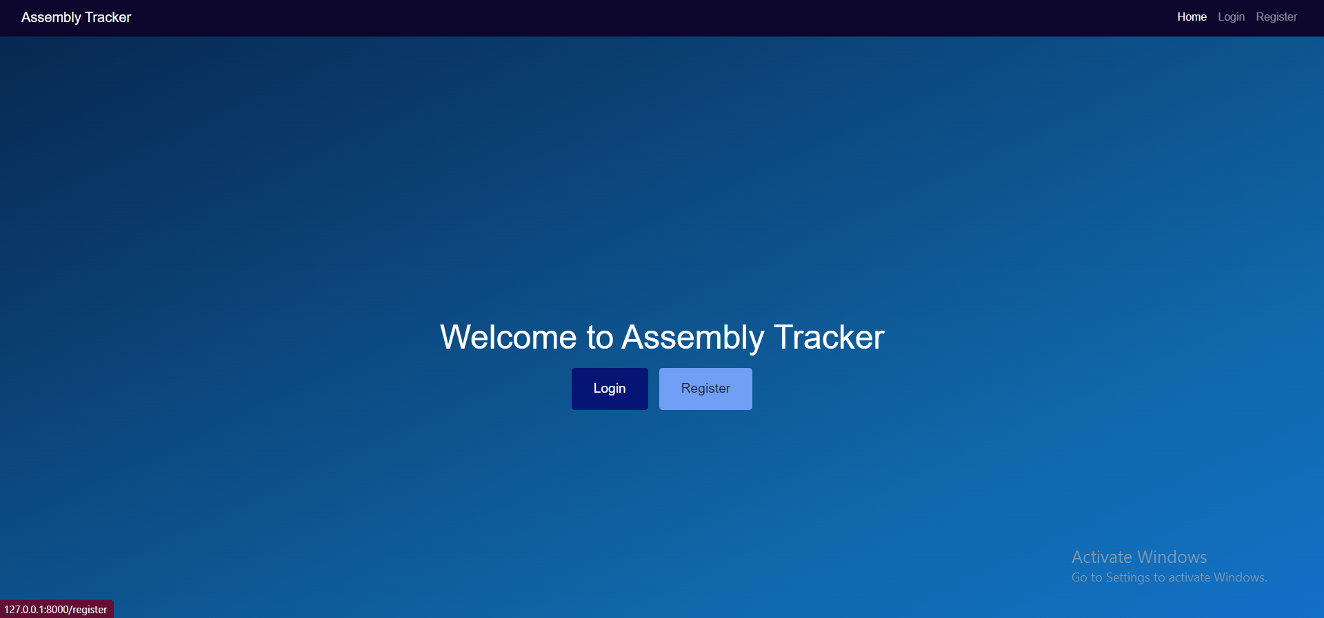 GitHub - kosharun/Assembly-Tracker