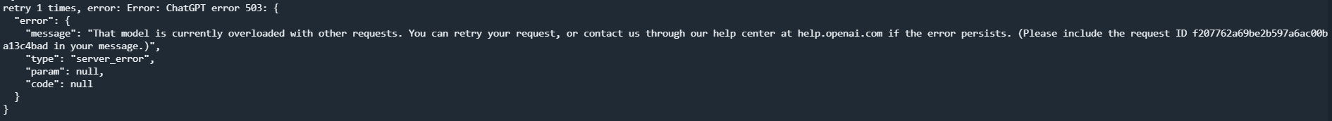 ChatGPT error 503 · Issue #155 · AutumnWhj/ChatGPT-wechat-bot · GitHub
