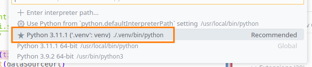 Import "httpx" could not be resolved Pylance(reportMissingImports ...