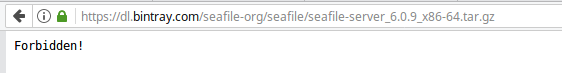 Downloading Install File 403 Forbidden · Issue 1927 · Haiwen Seafile · Github
