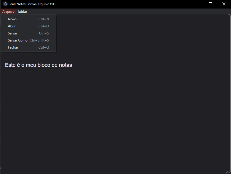 GitHub - EstevanChicoskiVieira/Bloco-de-Notas: Este bloco de notas é ...