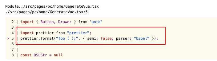 × Error: Couldn't resolve parser "babel". Parsers must be explicitly added to the standalone ...