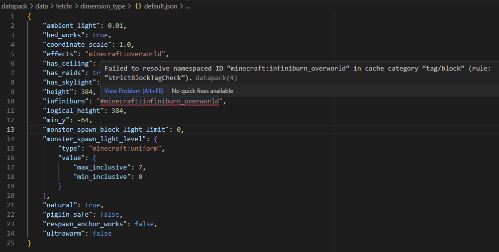 Some registries are no longer filled with vanilla entries · Issue #1055 · SpyglassMC/Spyglass ...